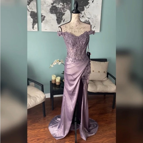 Boutique | Dresses | Lavender Purple Prom Dress Formal Dress Or Evening ...